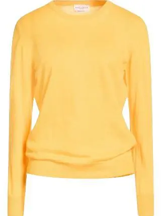 BALLANTYNE Crewneck Lightweight Knit Sweater - Mandarin