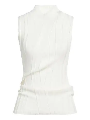 Emporio Armani Sleeveless Knit Top - White