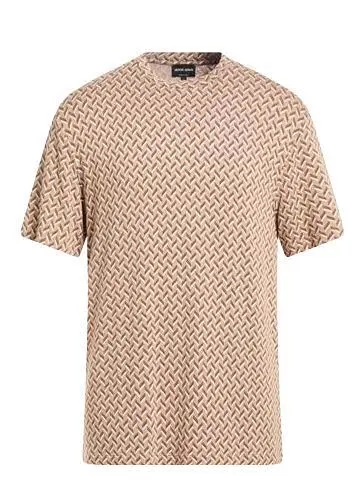 Giorgio Armani T-shirt Size Viscose, Elastane - Beige