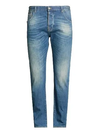 TAKESHY KUROSAWA Tapered Dark Wash Jeans - Blue