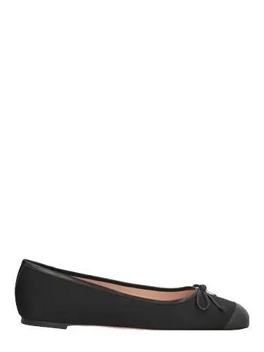 Bally Ballet Flats With Bow Detailing - Black