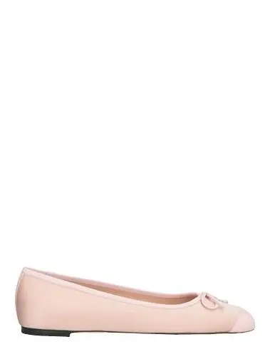 Bally Ballet Flats With Bow Detailing - Pink