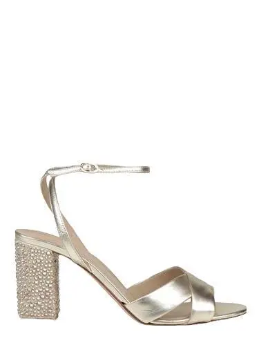 LE SILLA Leather Sandals - Grey