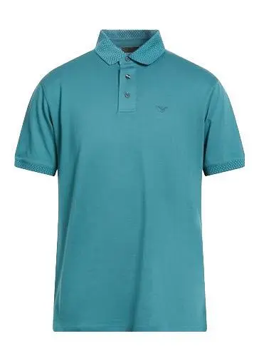 Emporio Armani Polo Shirt Deep Teal Size Cotton - Green