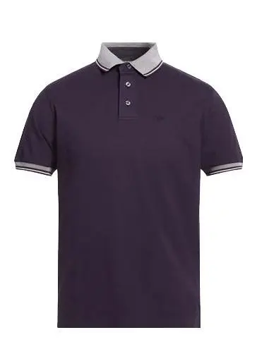 Emporio Armani Polo Shirt Deep Teal Size Cotton - Purple