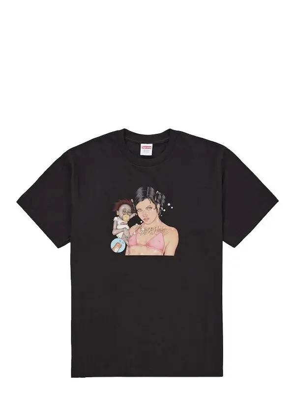 Supreme Angel Tee Shirt - Black
