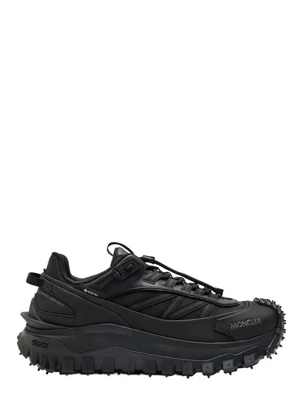 Moncler Trailgrip Gtx Panelled Mesh Sneakers - Black