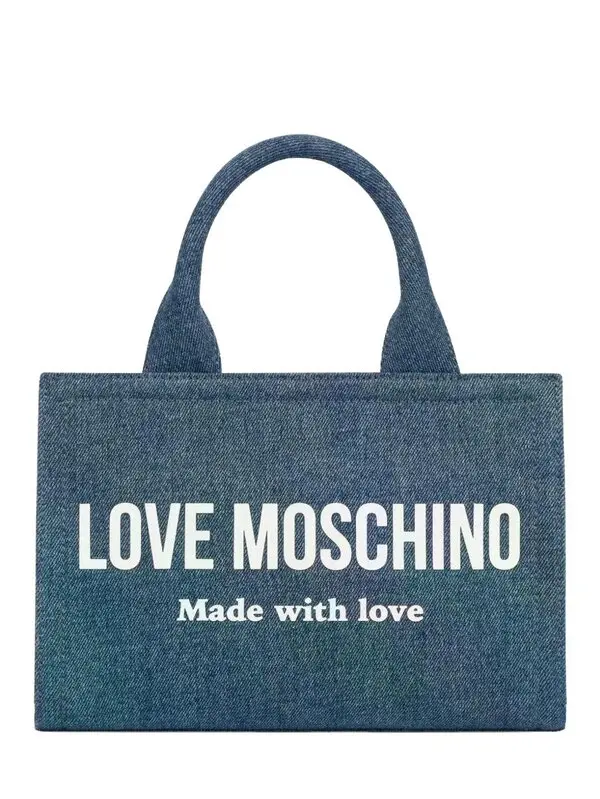 Moschino Logo-detail Tote Bag - Blue