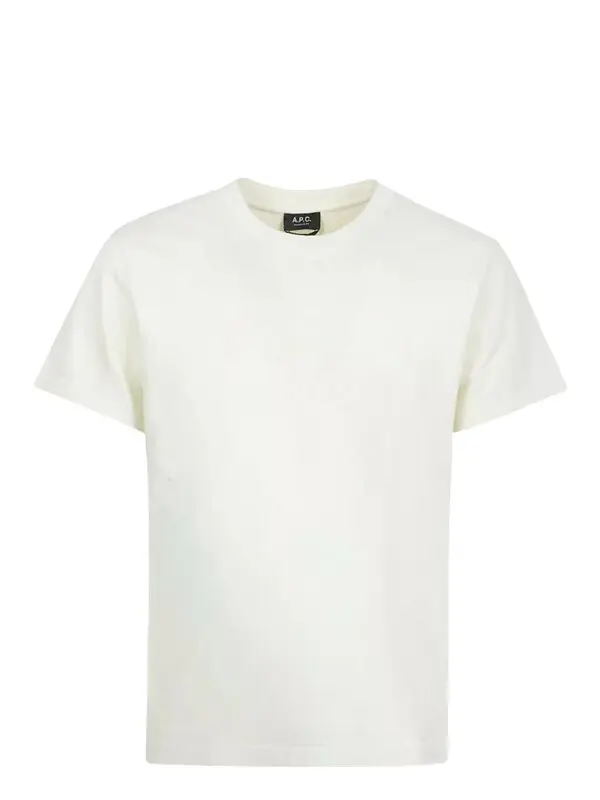 A.p.c. Embossed T-shirt - Neutrals