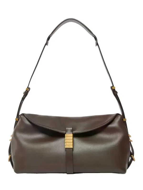 Pinko Classic Saddle Shoulder Bag - Brown