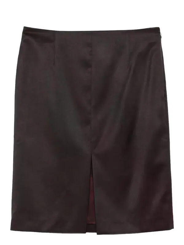 Our Legacy Siren Front-split Mini Skirt - Purple