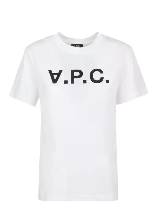 A.p.c. Logo-print T-shirt - White
