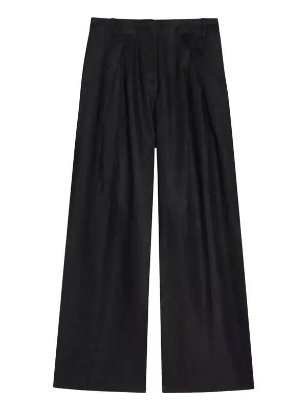 Faithfull The Brand Sofia Wide-leg Trousers - Black