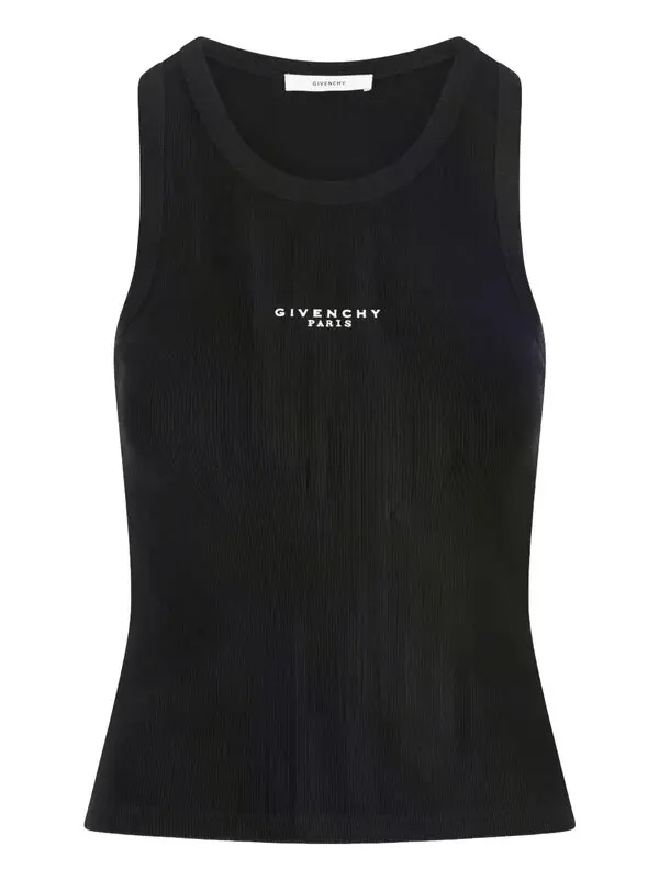 Givenchy Logo Tank Top - Black