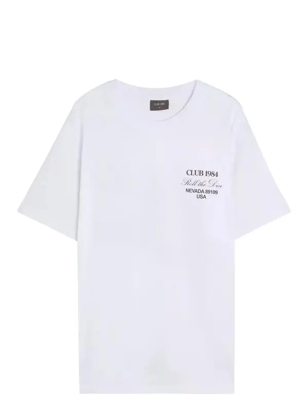 CLUB 1984 Logo-print T-shirt - White