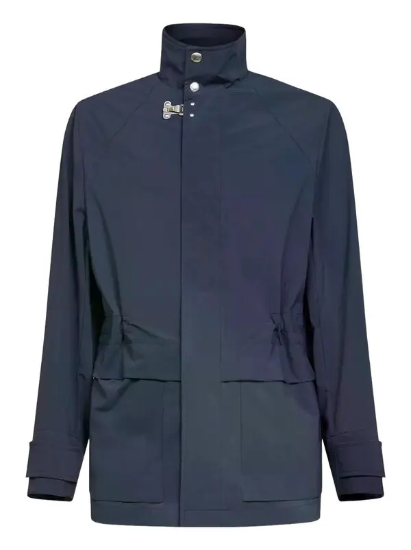 Brunello Cucinelli Snap Button Patch Pocket Jacket - Blue