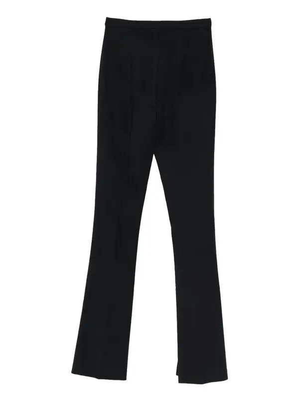 Elisabetta Franchi Flared Trousers - Black