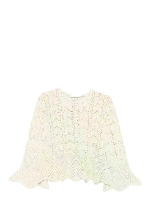 Zimmermann Awaken Crochet Top - Neutrals