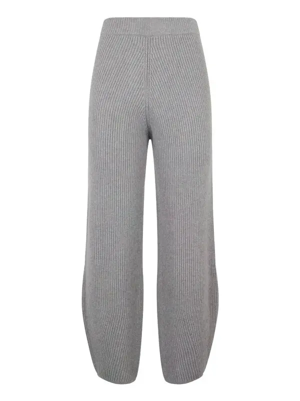 Peserico Ribbed Knit Trousers - Grey