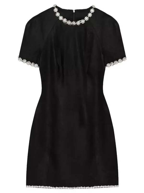 Zimmermann Rebellion Embellished Mini Dress - Black