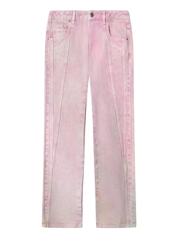 MARANT ETOILE Jaylis Five-pocket Jeans - Pink