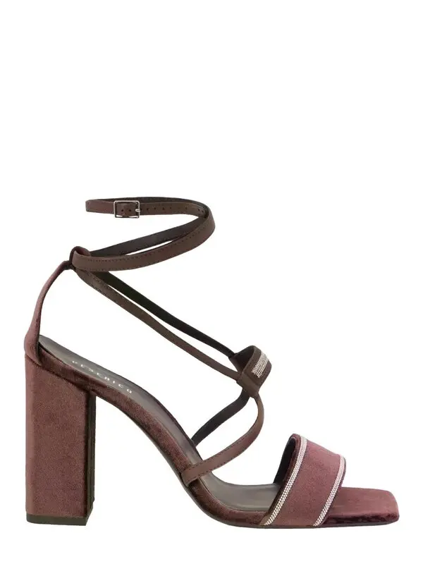 Peserico Criss-cross Strap Sandals - Brown