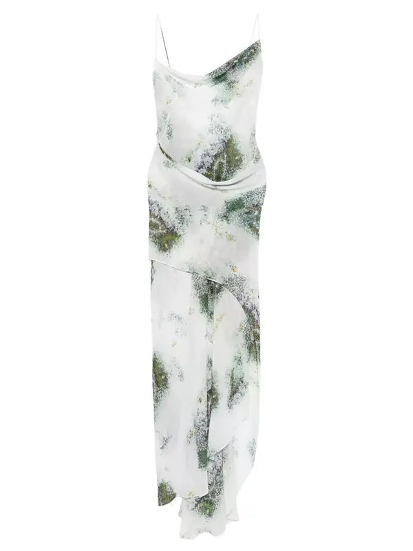 Christopher Esber Absence Cowl-neck Slip Maxi Dress - White