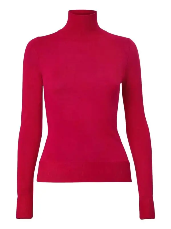 Carolina Herrera Long-sleeve Turtleneck Sweater - Red