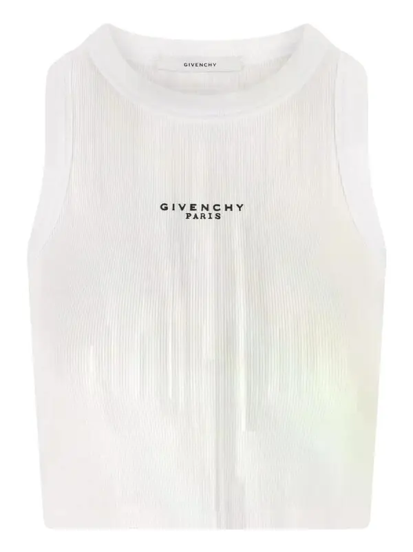 Givenchy Logo Tank Top - White
