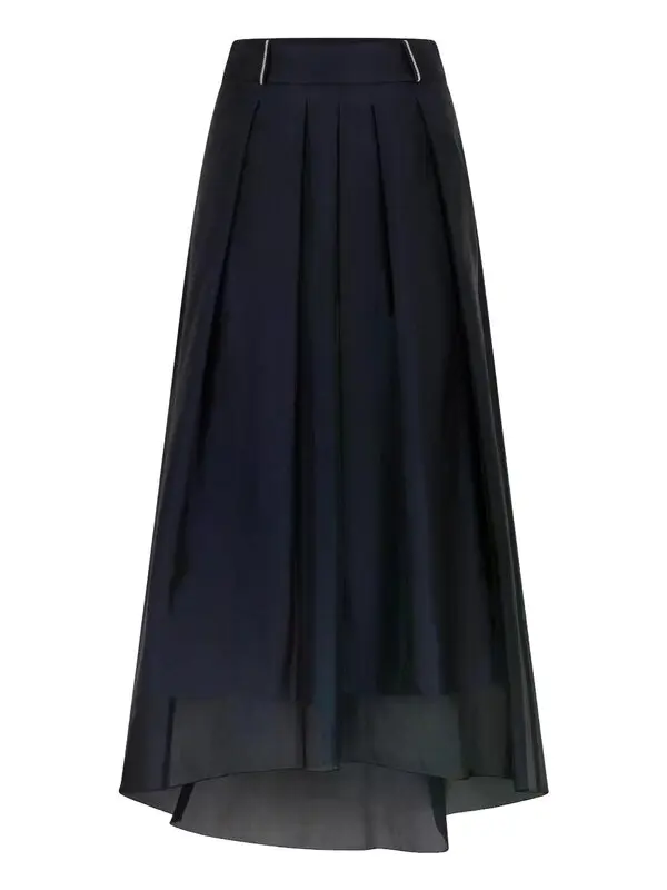 Peserico Pleated Maxi Skirt - Black