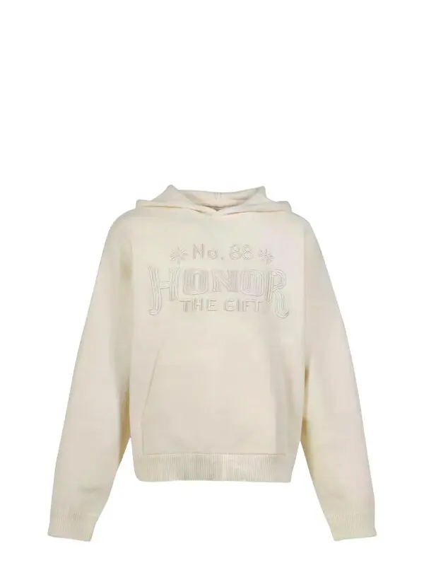 HONOR THE GIFT Embroidered Hoodie - Neutrals