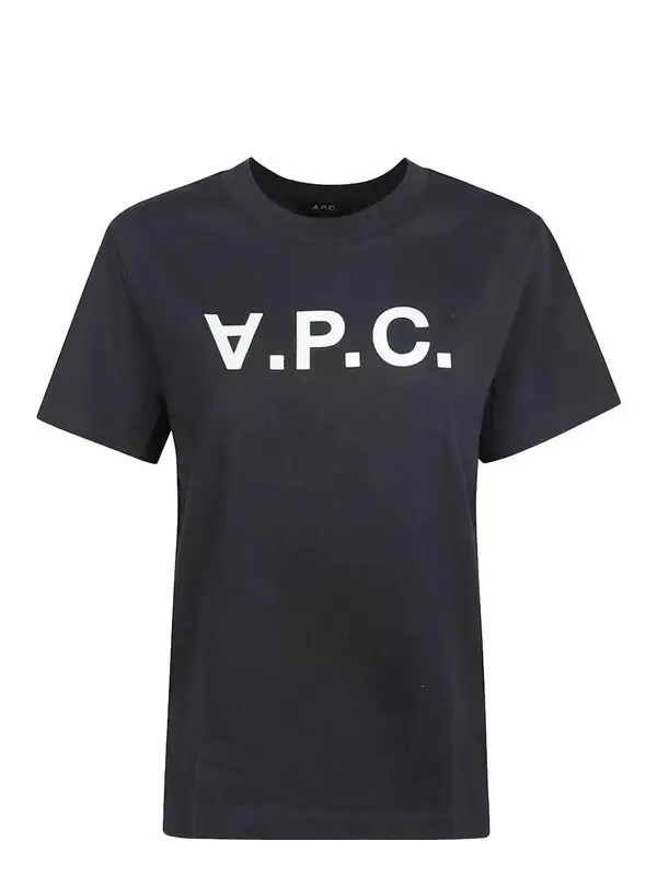 A.p.c. Logo T-shirt - Blue