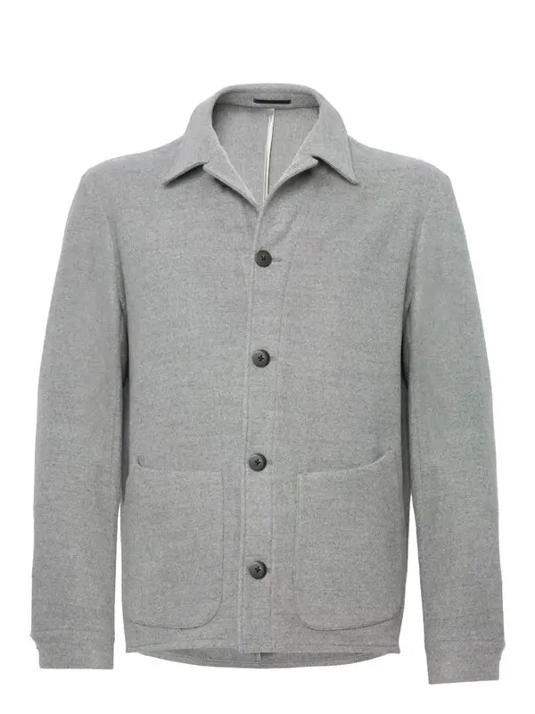 FRANZESE COLLECTION Wool Overshirt - Grey