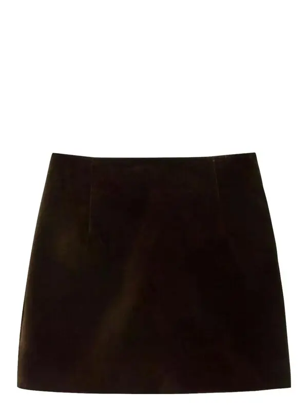 LIBEROWE A-line Mini Skirt - Brown
