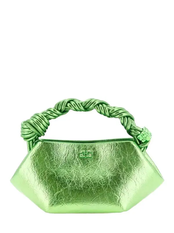 GANNI Mini Bou Tote Bag - Green