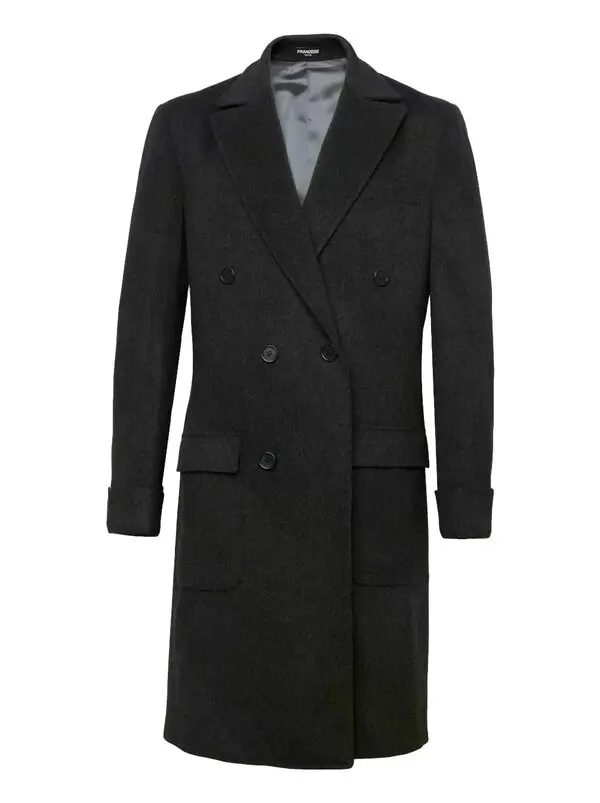 FRANZESE COLLECTION Stefano De Martino Double-breasted Overcoat - Grey
