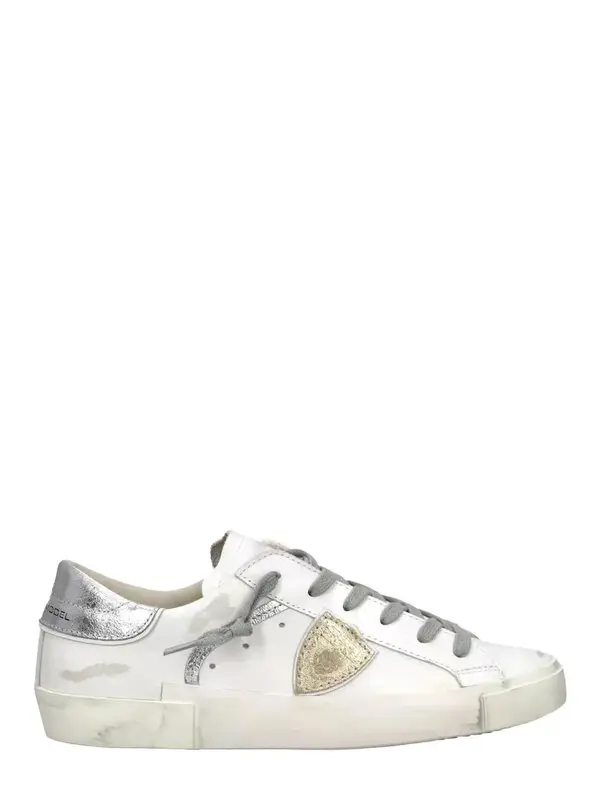 Philippe Model Prsx Triangle Patch Sneakers - White