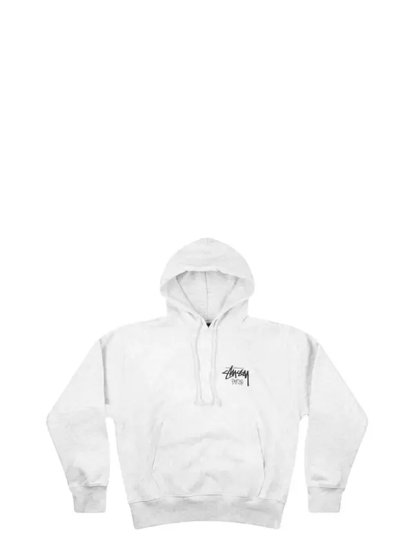 StÜssy Long-sleeve Hoodie With Logo Detail - Grey