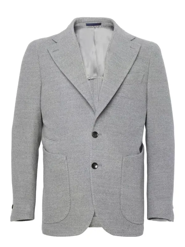 FRANZESE COLLECTION Stefano De Martino Single-breasted Blazer - Grey