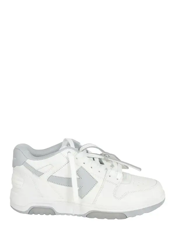 Off-White Arrow-detail Lace-up Sneakers - White