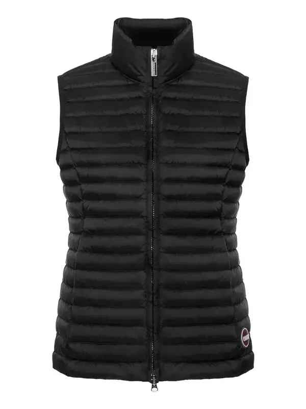 COLMAR Quilted Zip Gilet - Black