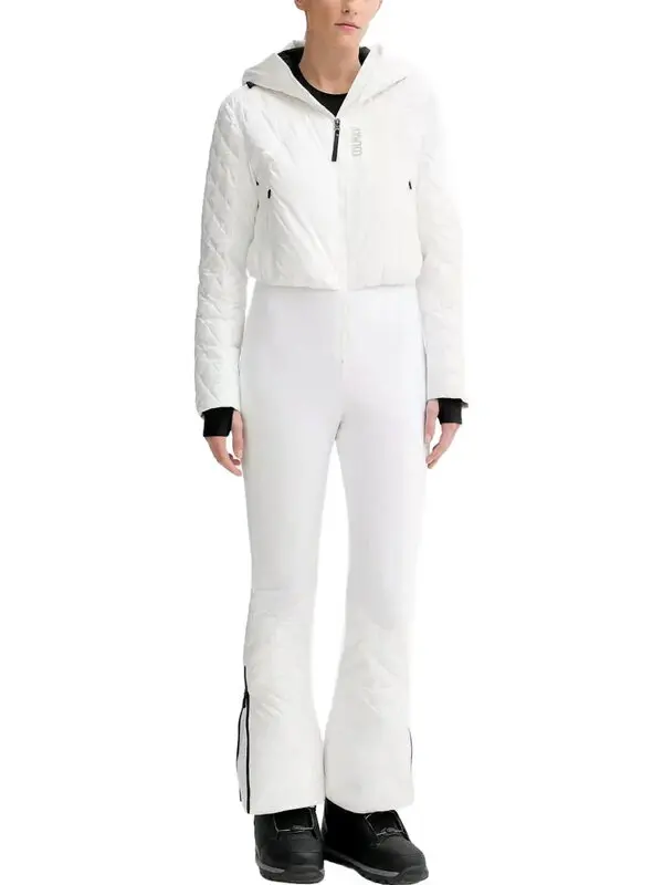 COLMAR Quilted Hooded Ski Suit - White