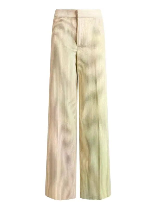 Etro Wide-leg Corduroy Trousers - Neutrals