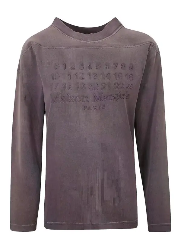 MAISON MARGIELA Long-sleeve Top - Purple