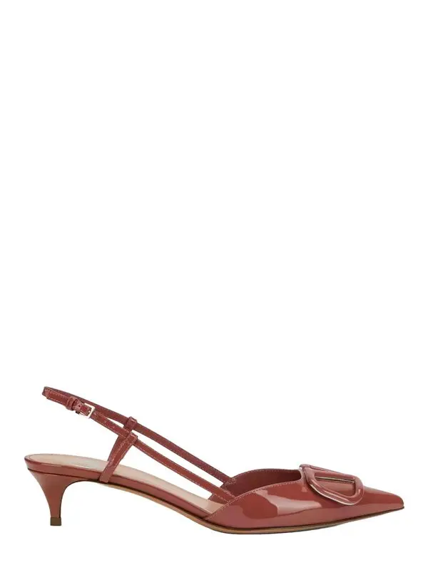 Valentino Garavani Vlogo Strap Pumps - Brown
