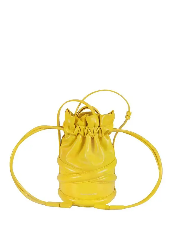 Alexander McQueen Soft Curve Bucket Bag - Yellow