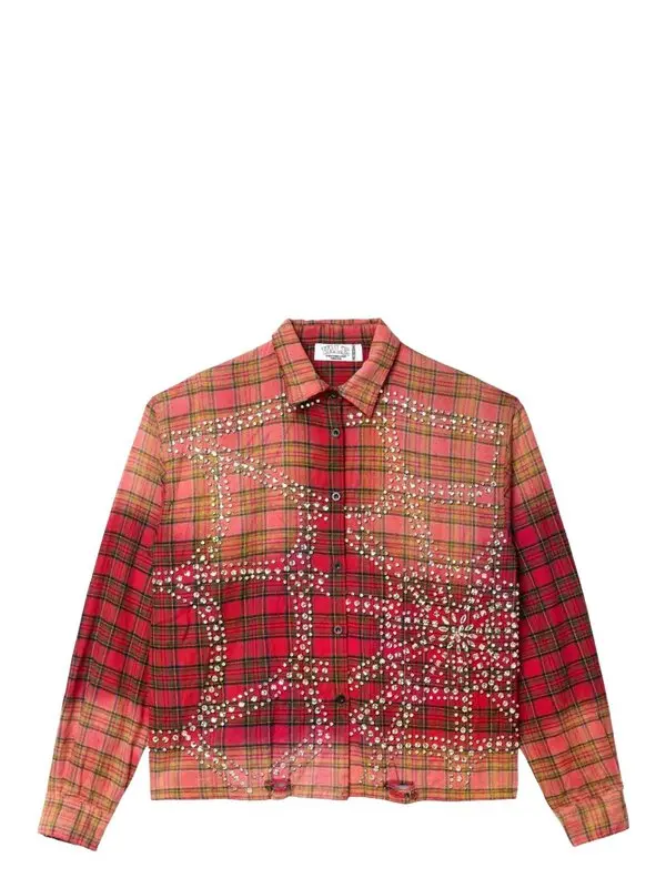 VALE Embellished Shirt - Red
