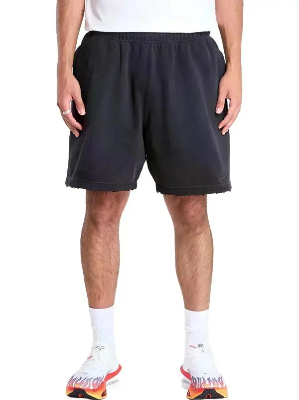 Nike Swoosh-embroidered Track Shorts - Black