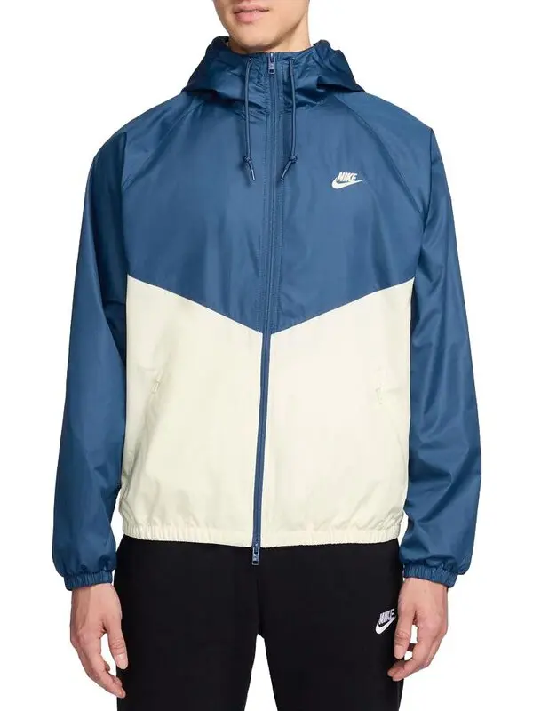 Nike Windrunner Hooded Lined Jacket - Court Blue/sail