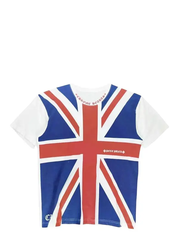 Chrome Hearts Union Jack Short-sleeve T-shirt - Blue